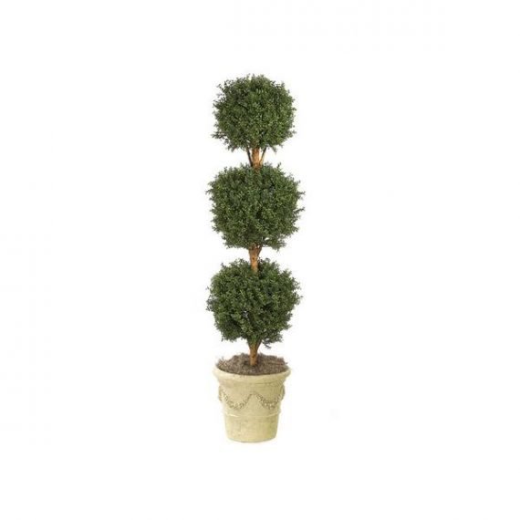 Boxwood 3-Ball Topiary - Greenscape Design & Decor