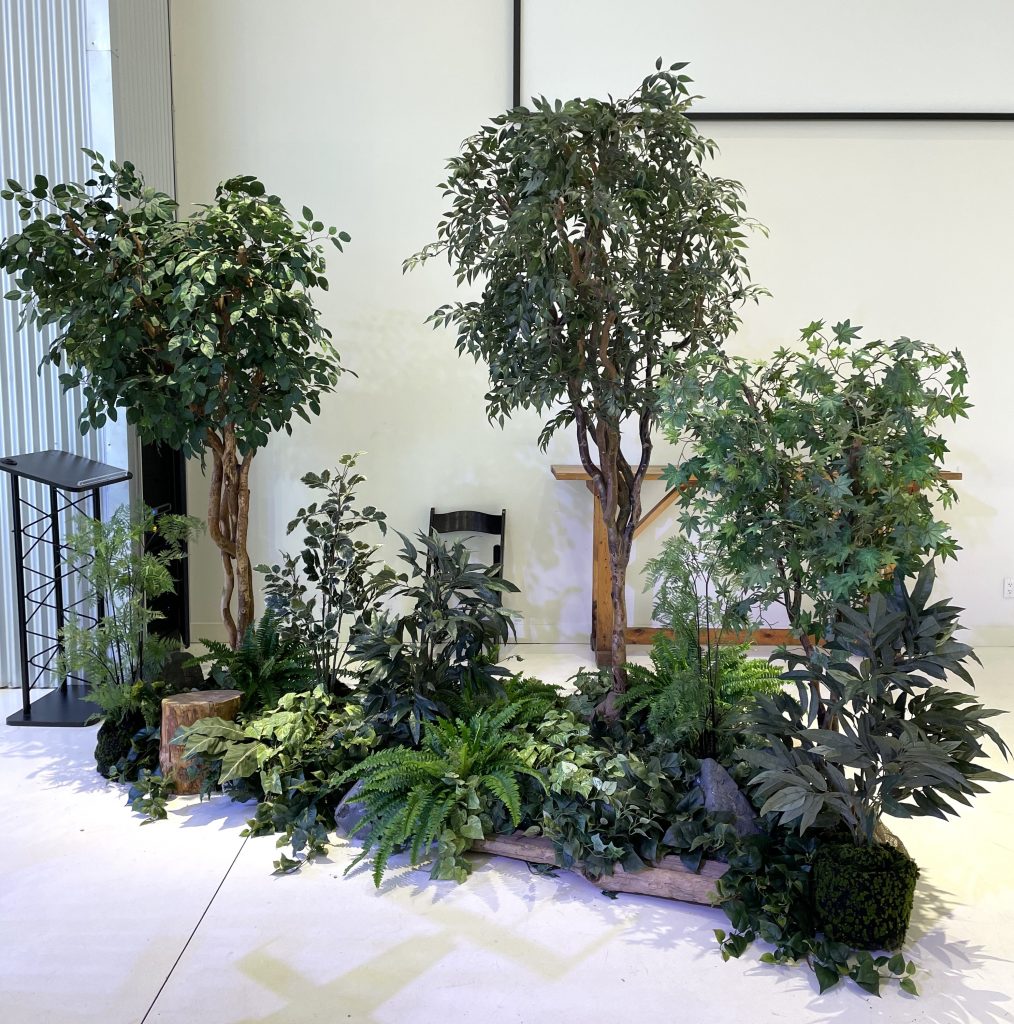 West Coast Tree Vignette Event Decor - Greenscape Design & Decor