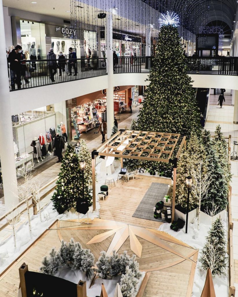 The City of Lougheed Santa Display - Greenscape Design & Decor