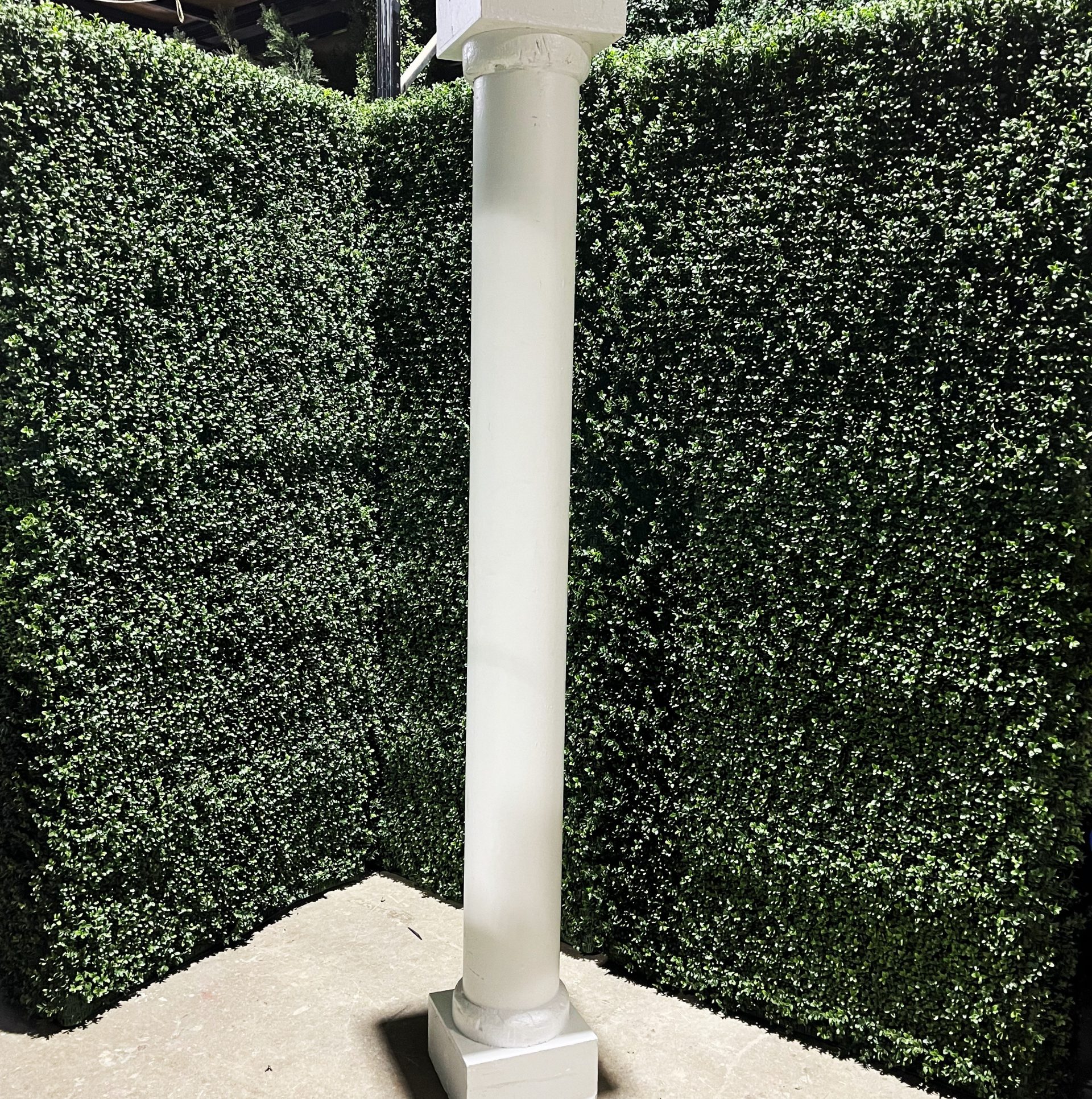 White Column - Greenscape Design & Decor