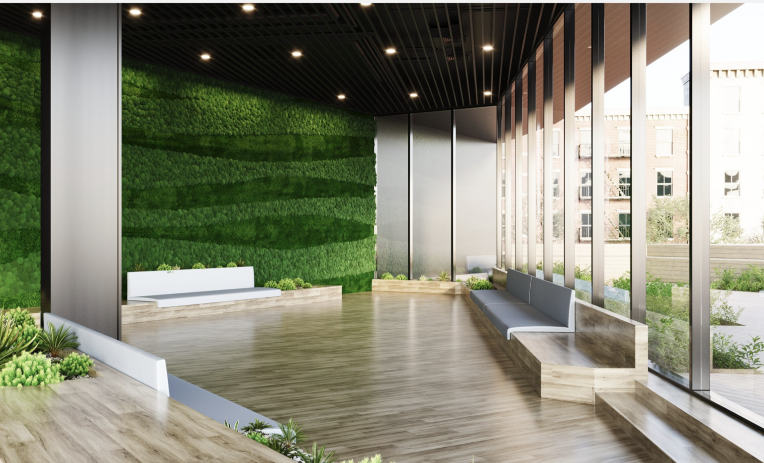 Benefits of Using Moss Wall in Workplace | Greenscape Design