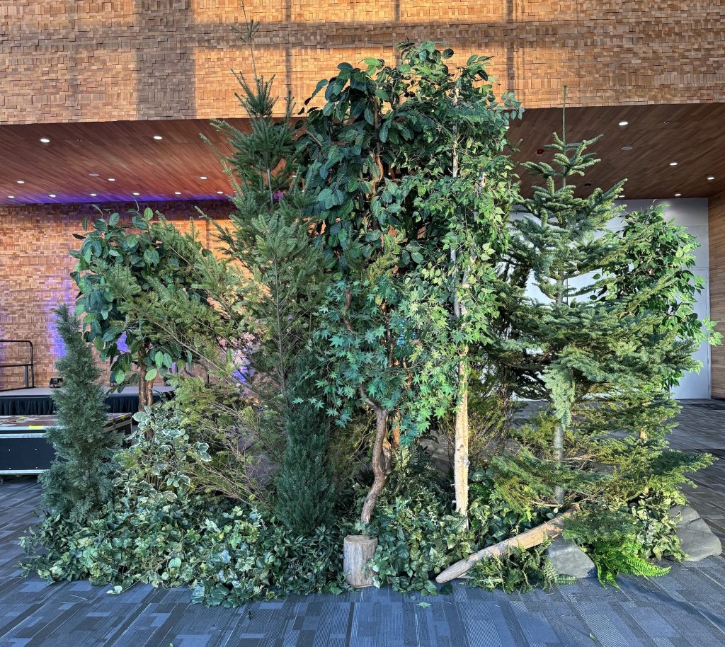 West Coast 7 Tree Vignette - Greenscape Design & Decor